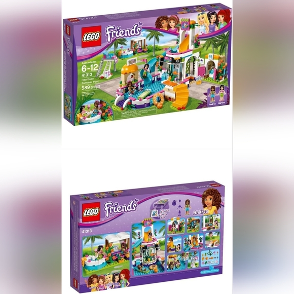 Lego | Toys | Lego Friends Heartlake Summer Pool 4313 589 Pieces ...